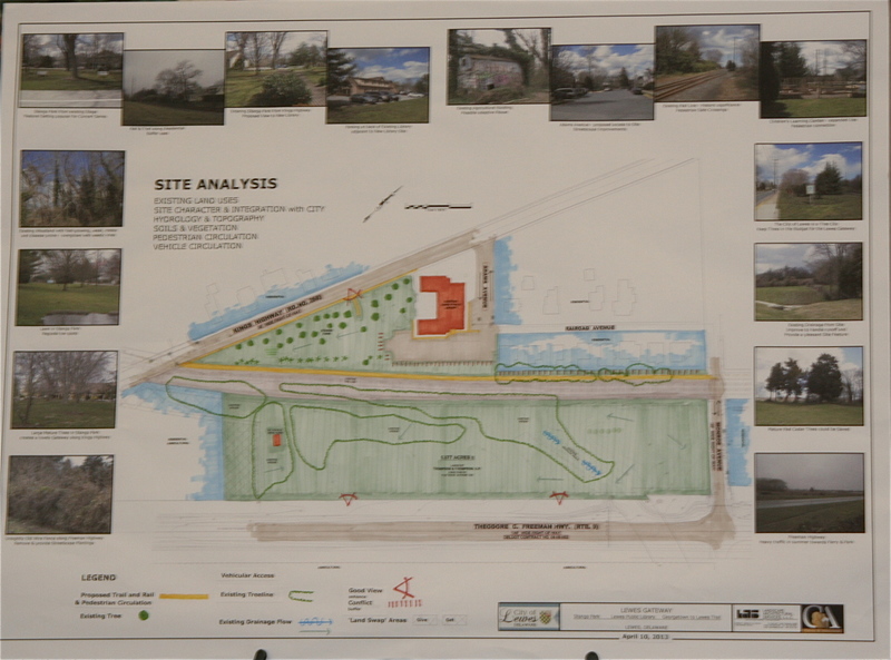 Lewes takes first look at new library site plans | Cape Gazette